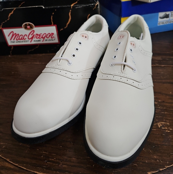 Macgregor | Shoes | Vintage Macgregor Mens Classic Saddle Golf Shoes ...